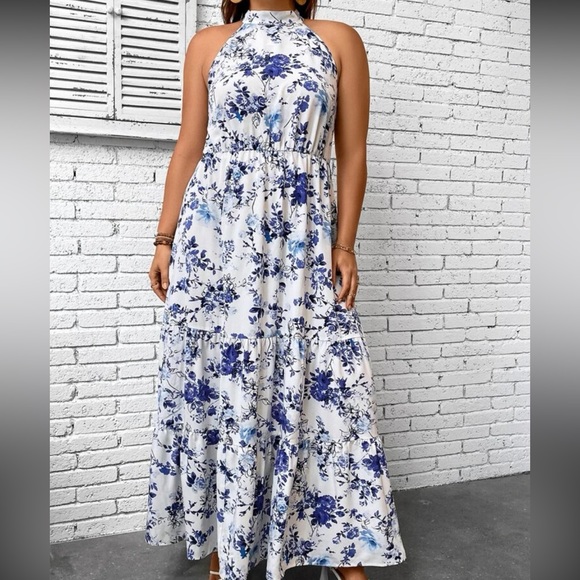 Dresses | Plus Size Boho Gypsy Halter Maxi Dress New | Poshmark